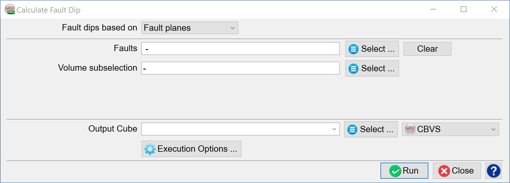 2.4.2 Fault Dip Calculation